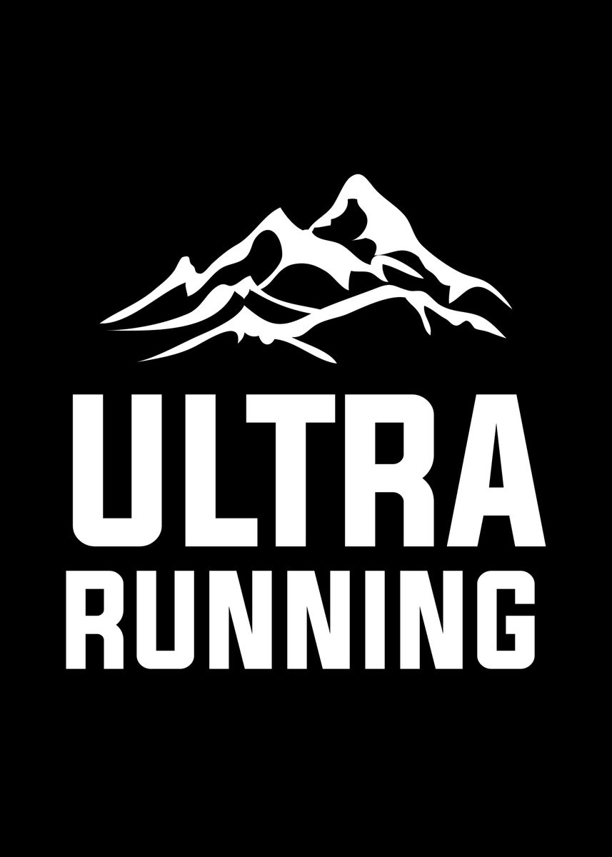 'Ultra Running' Poster, picture, metal print, paint by bananadesign ...