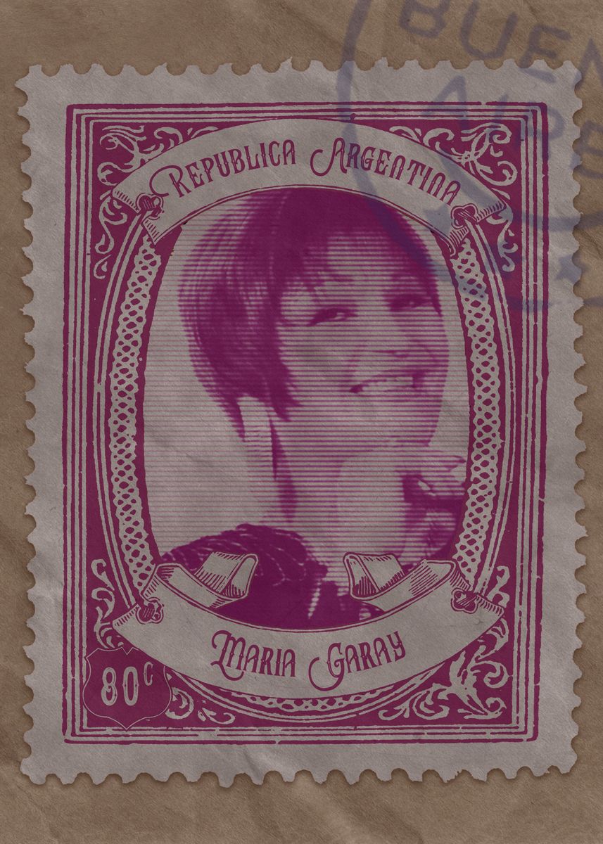 'Maria Garay' Poster, picture, metal print, paint by Petra Rommelfanger ...