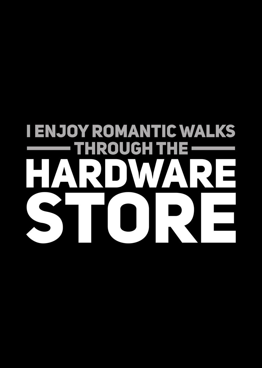 'Hardware Store' Poster, picture, metal print, paint by Mealla | Displate