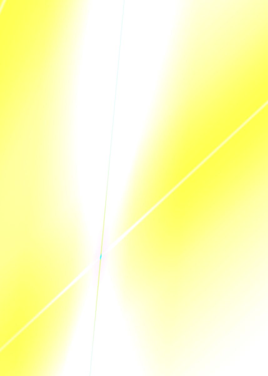 'yellow white abstract text' Poster, picture, metal print, paint by ...