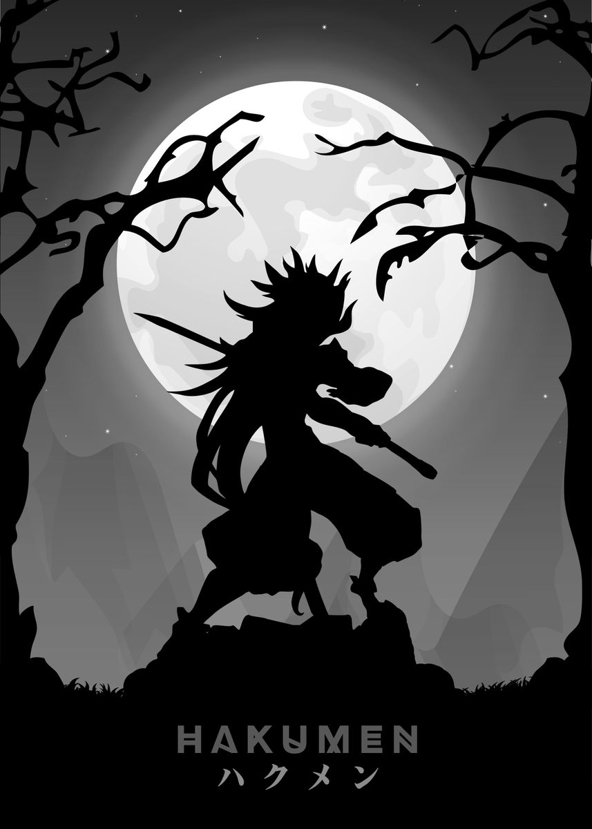 'HAKUMEN' Poster, picture, metal print, paint by Rayya Syafiqah | Displate