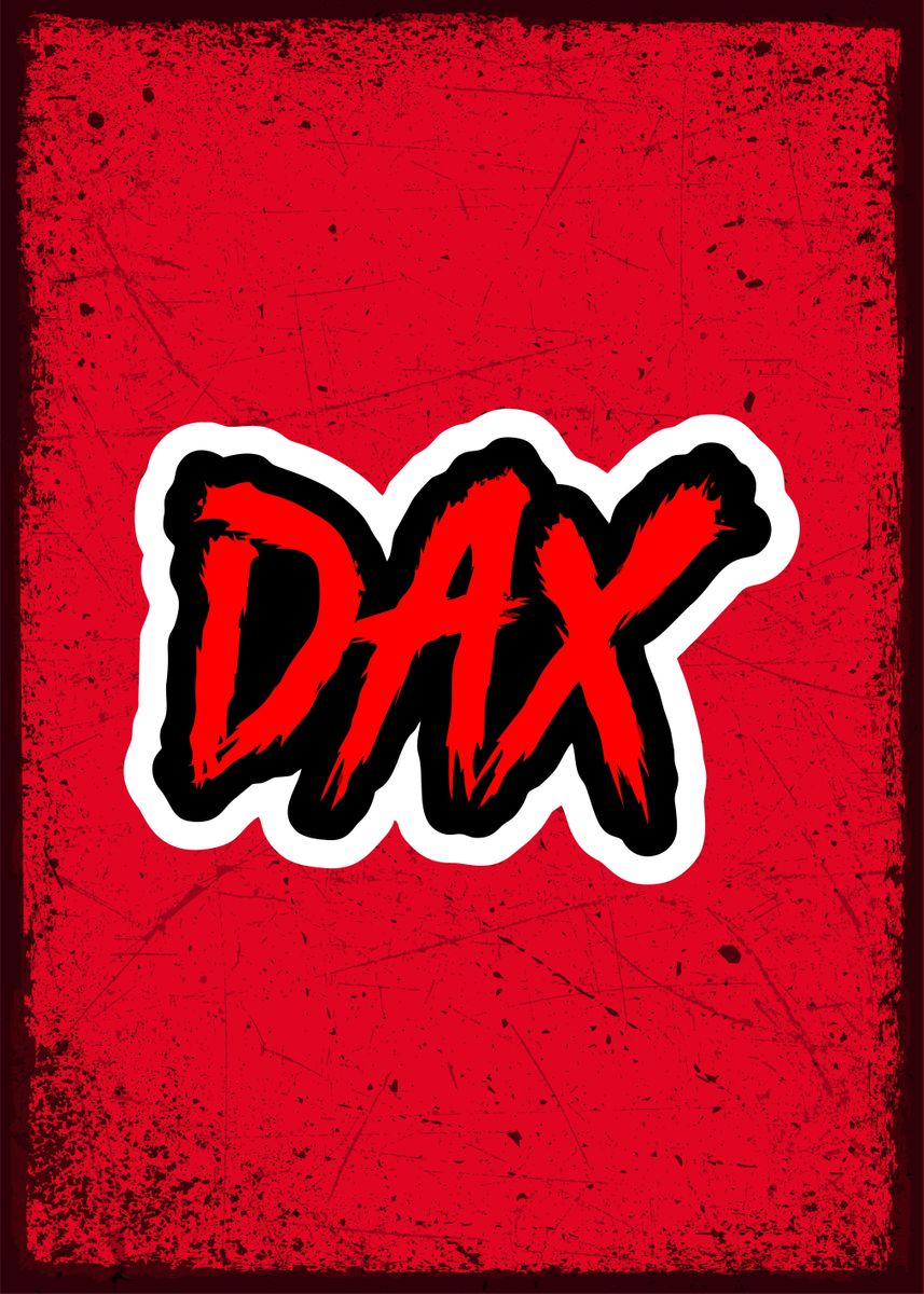 'dax ' Poster, picture, metal print, paint by Top Collection Metalic ...