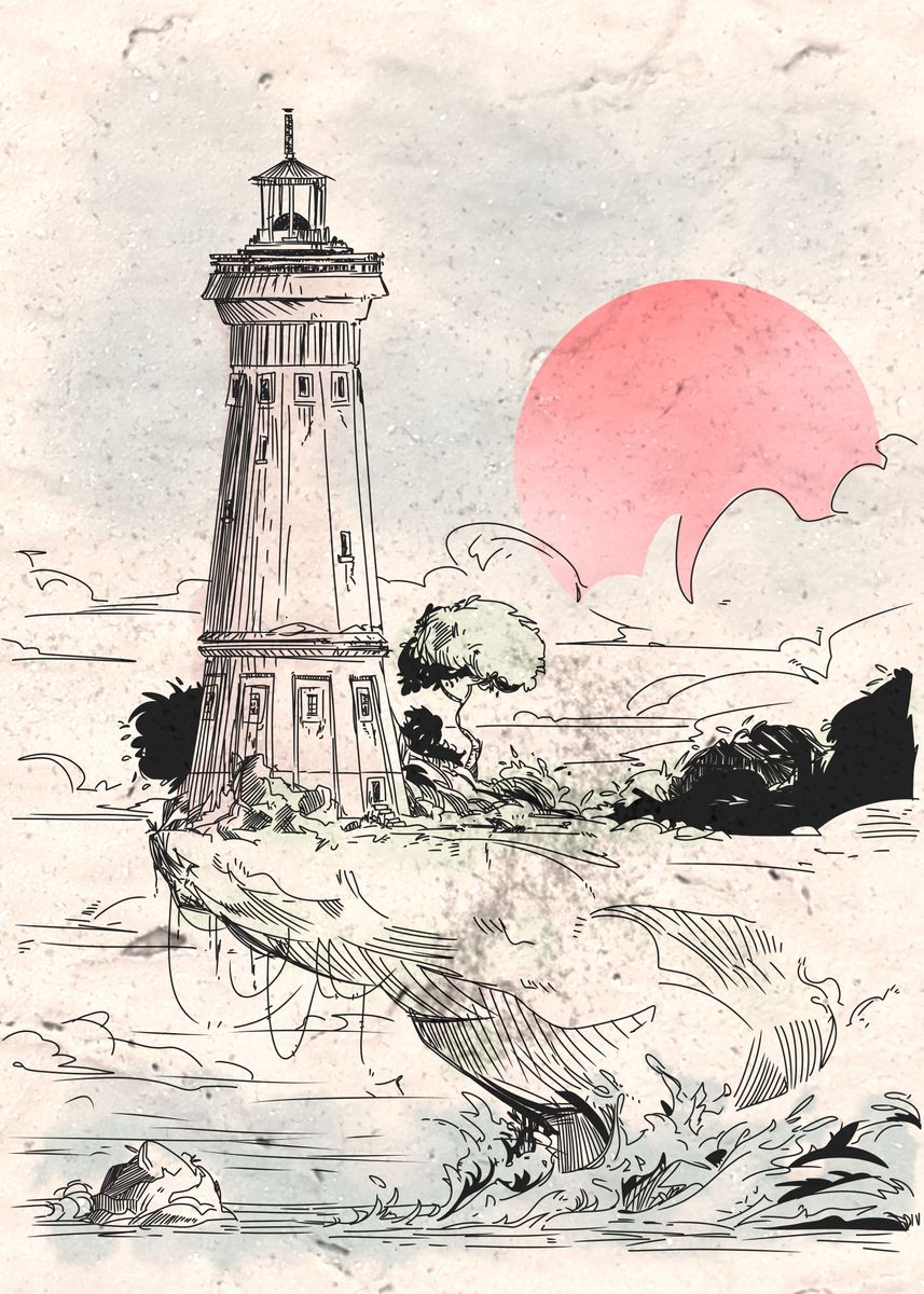 'Lighthouse' Poster by SCARRT | Displate