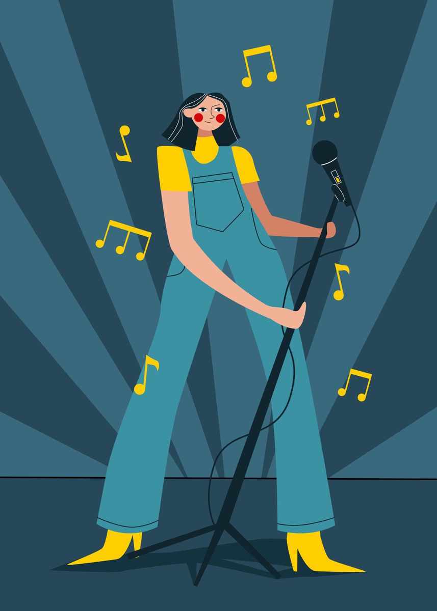 'Sing a Song' Poster, picture, metal print, paint by taofik merchsigns ...