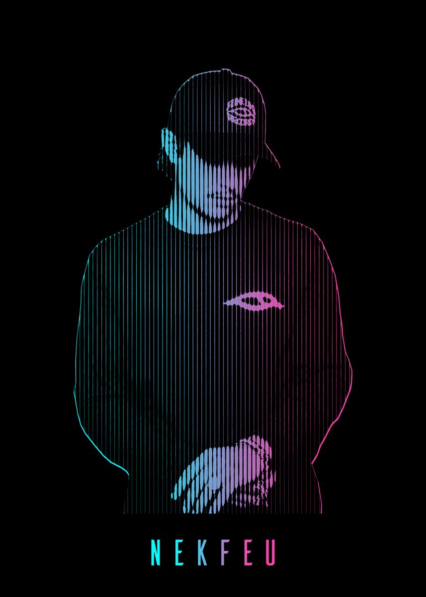 'NEKFEU' Poster, picture, metal print, paint by Daisuke Miftah | Displate