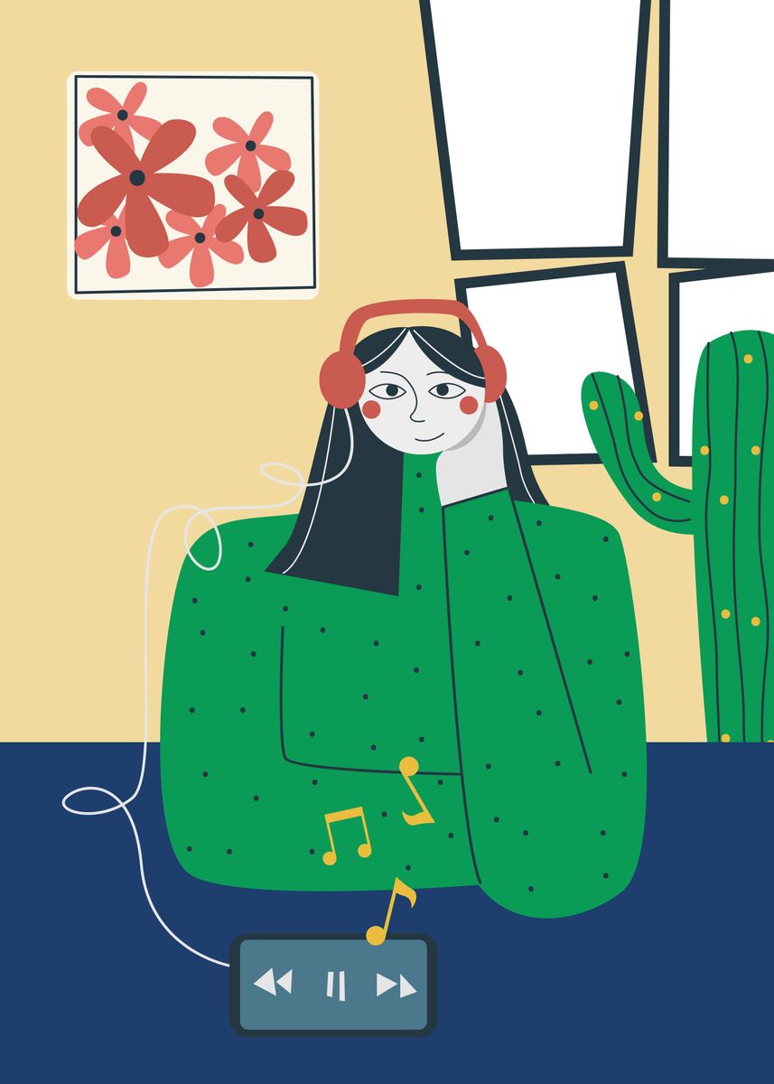 'Into The Music ' Poster by taofik merchsigns | Displate