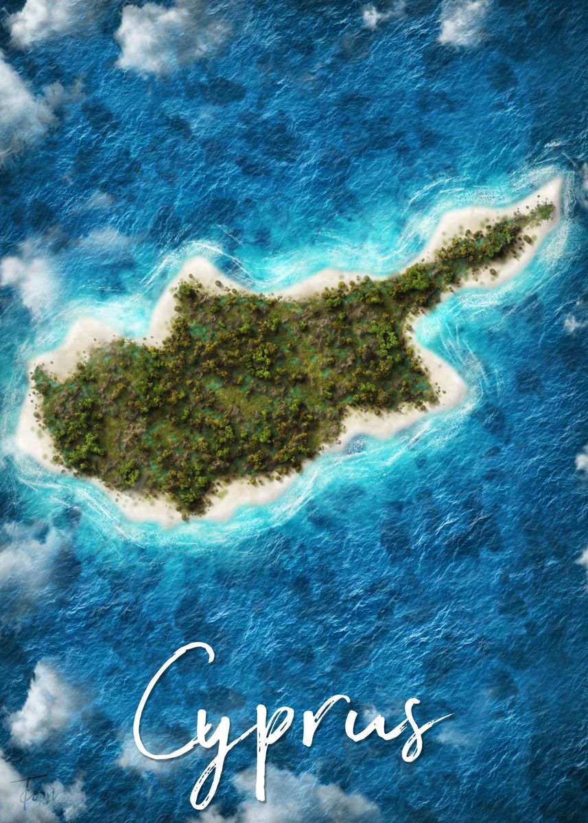 'Cyprus' Poster by Petra Rommelfanger | Displate