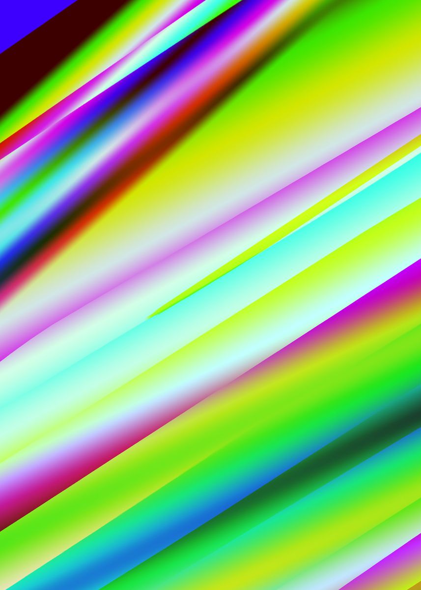 'colorful abstract rainbow ' Poster by artistica | Displate