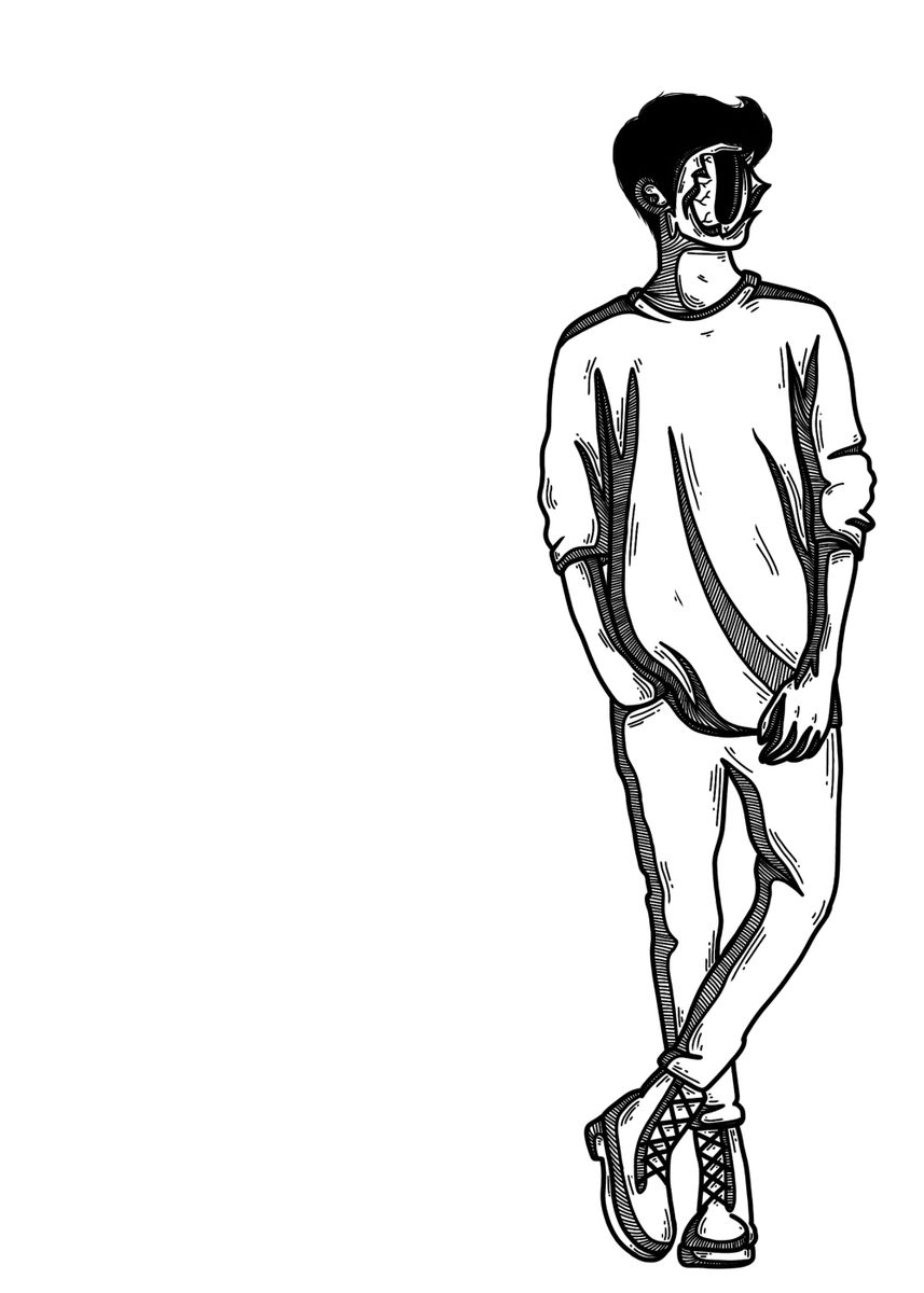 'Wondering' Poster by illustrariz | Displate