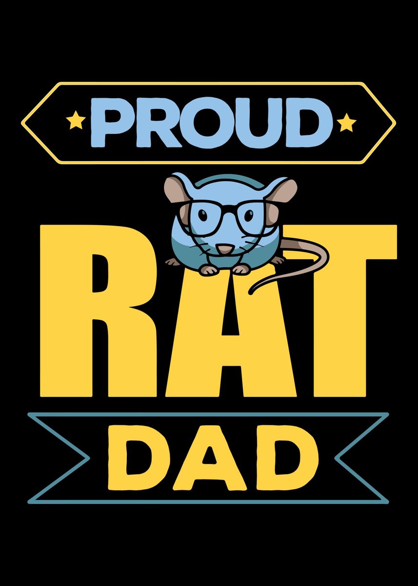 'Rats Rat Lover Rodent' Poster, picture, metal print, paint by ...