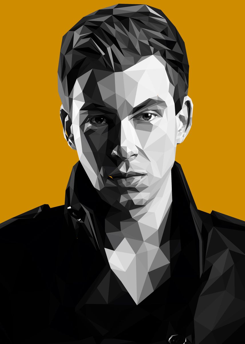 'hardwell' Poster, picture, metal print, paint by Lowpoly Posters ...