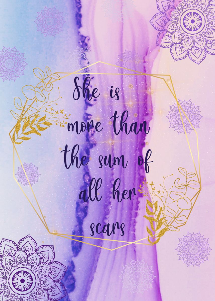 'Scars' Poster by Narelle | Displate