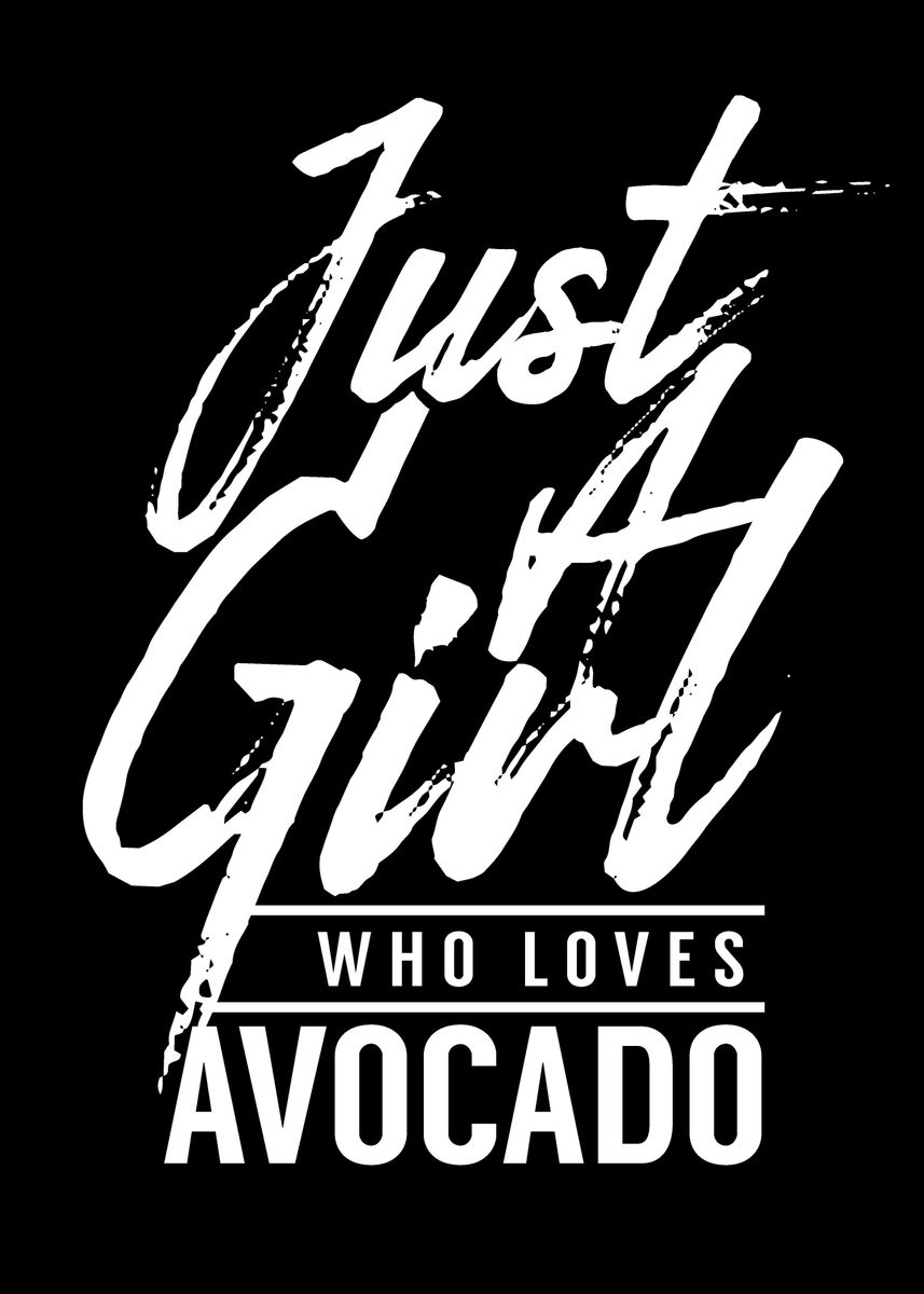 'Girl Avocado' Poster by dr3designs | Displate