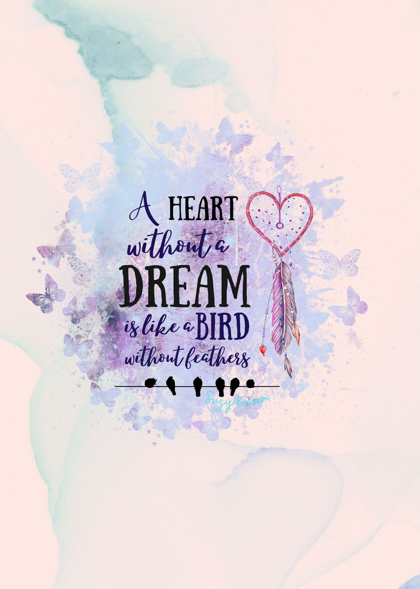 'Bird Without Feathers' Poster by Narelle | Displate