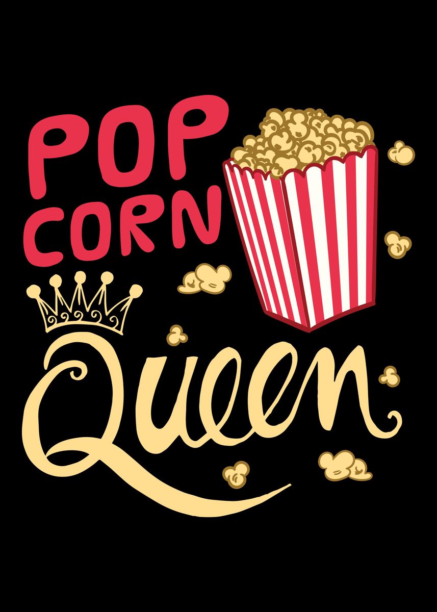 'Popcorn' Poster by CrazySquirrel | Displate