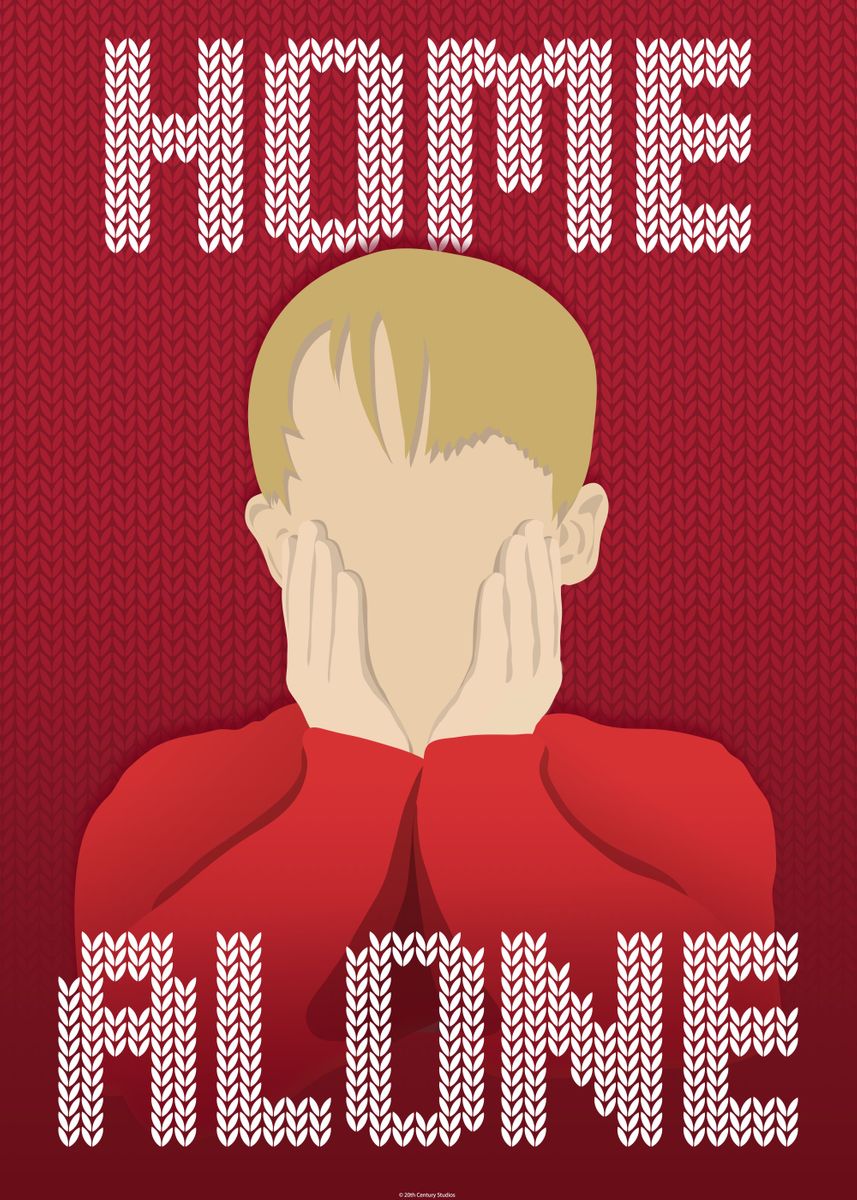 'Home Alone Minimalistic Sweater' Poster by Home Alone | Displate
