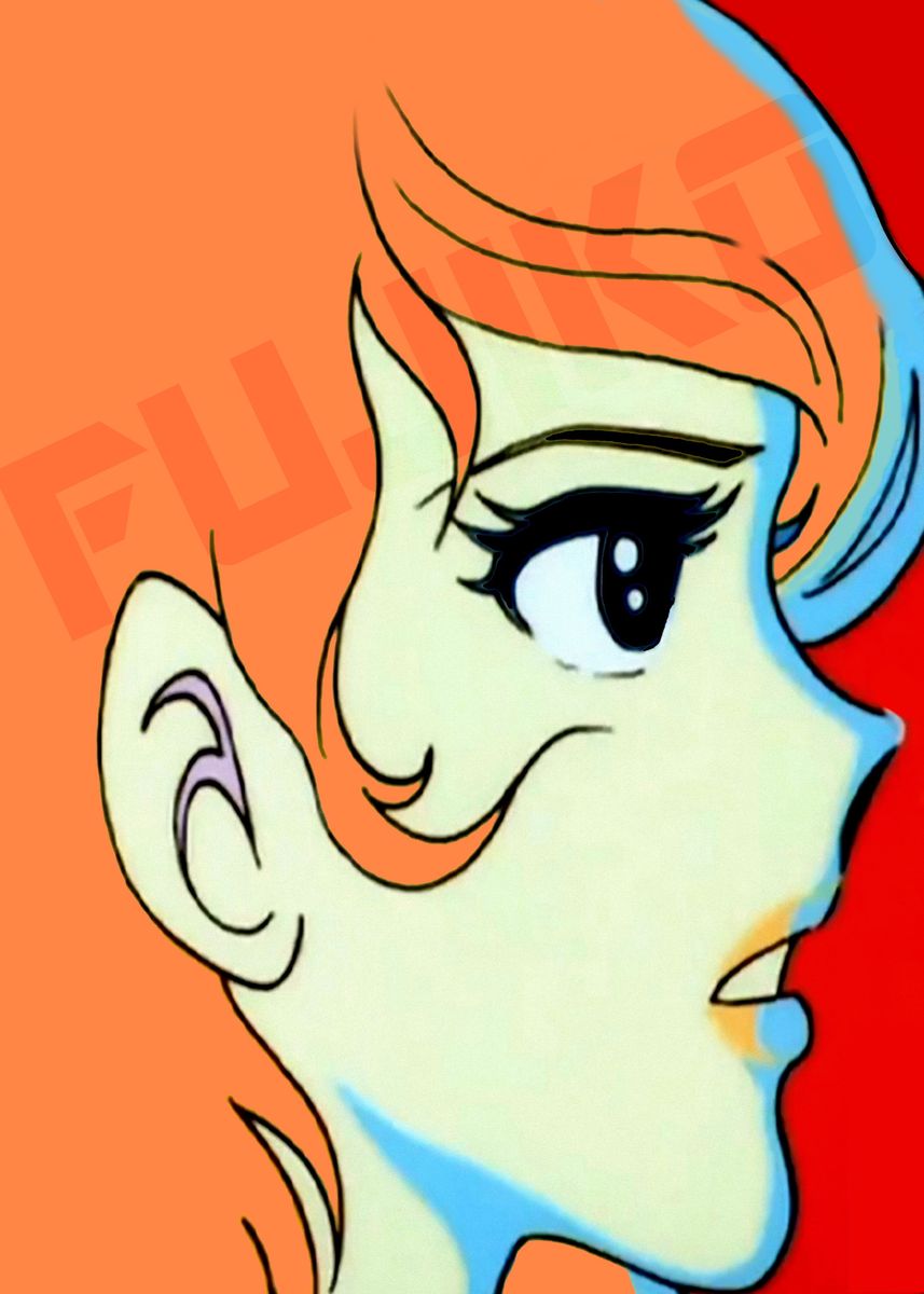 'Fujiko' Poster, picture, metal print, paint by KyomaArt | Displate