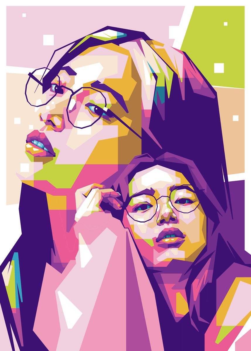 'BAE SUZY' Poster, picture, metal print, paint by Abdee Ridho | Displate