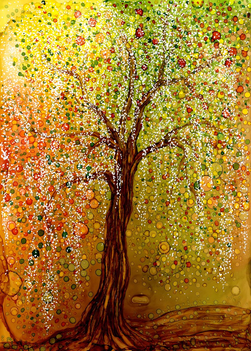 'Spring is here' Poster, picture, metal print, paint by Olga Rogovets ...