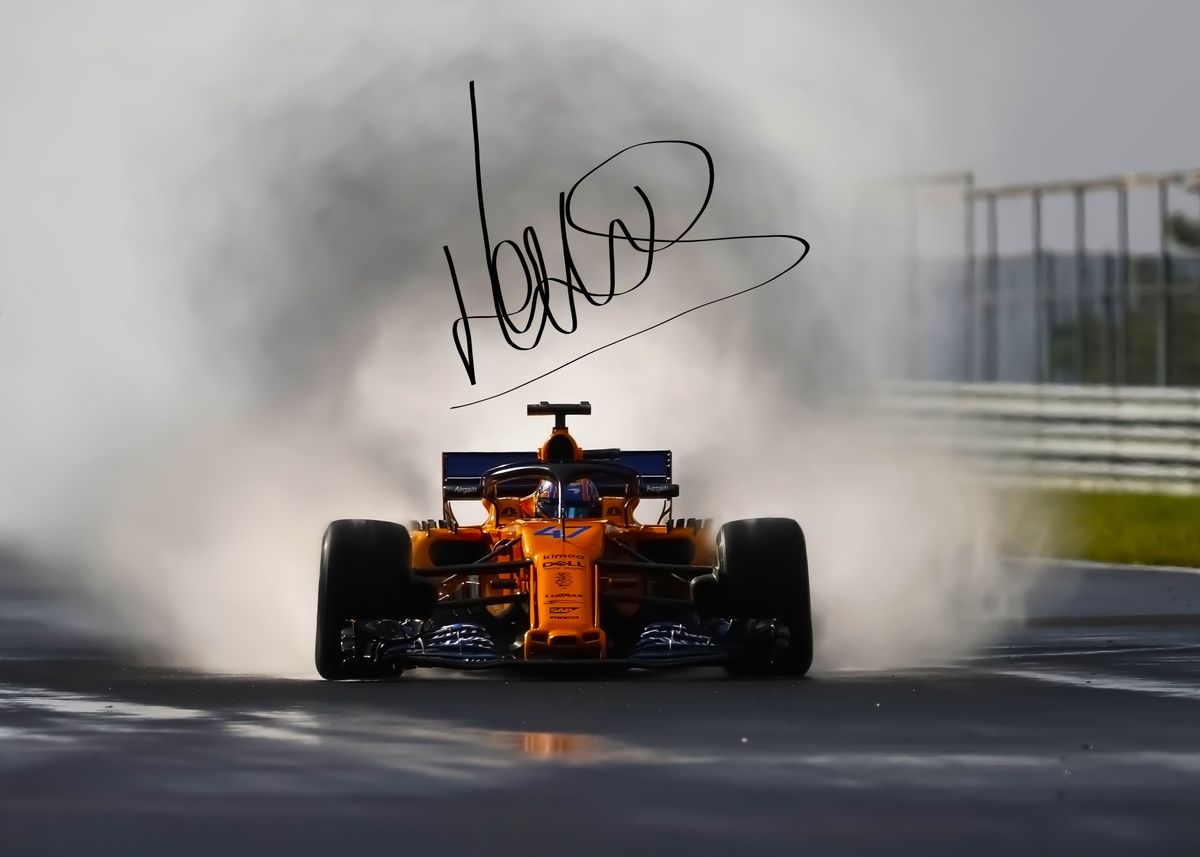'Lando Norris' Poster by Dat Luong | Displate