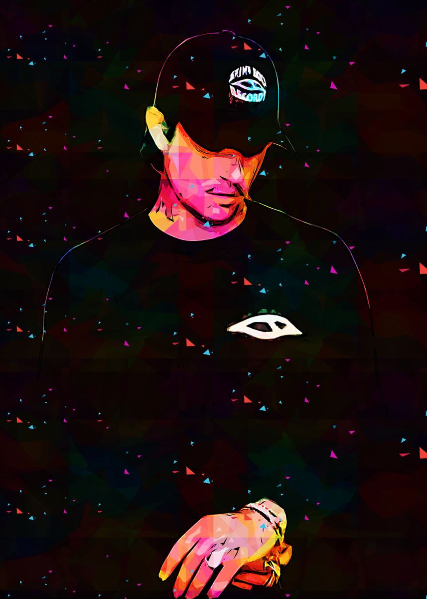 'NEKFEU' Poster, picture, metal print, paint by Daisuke Miftah | Displate