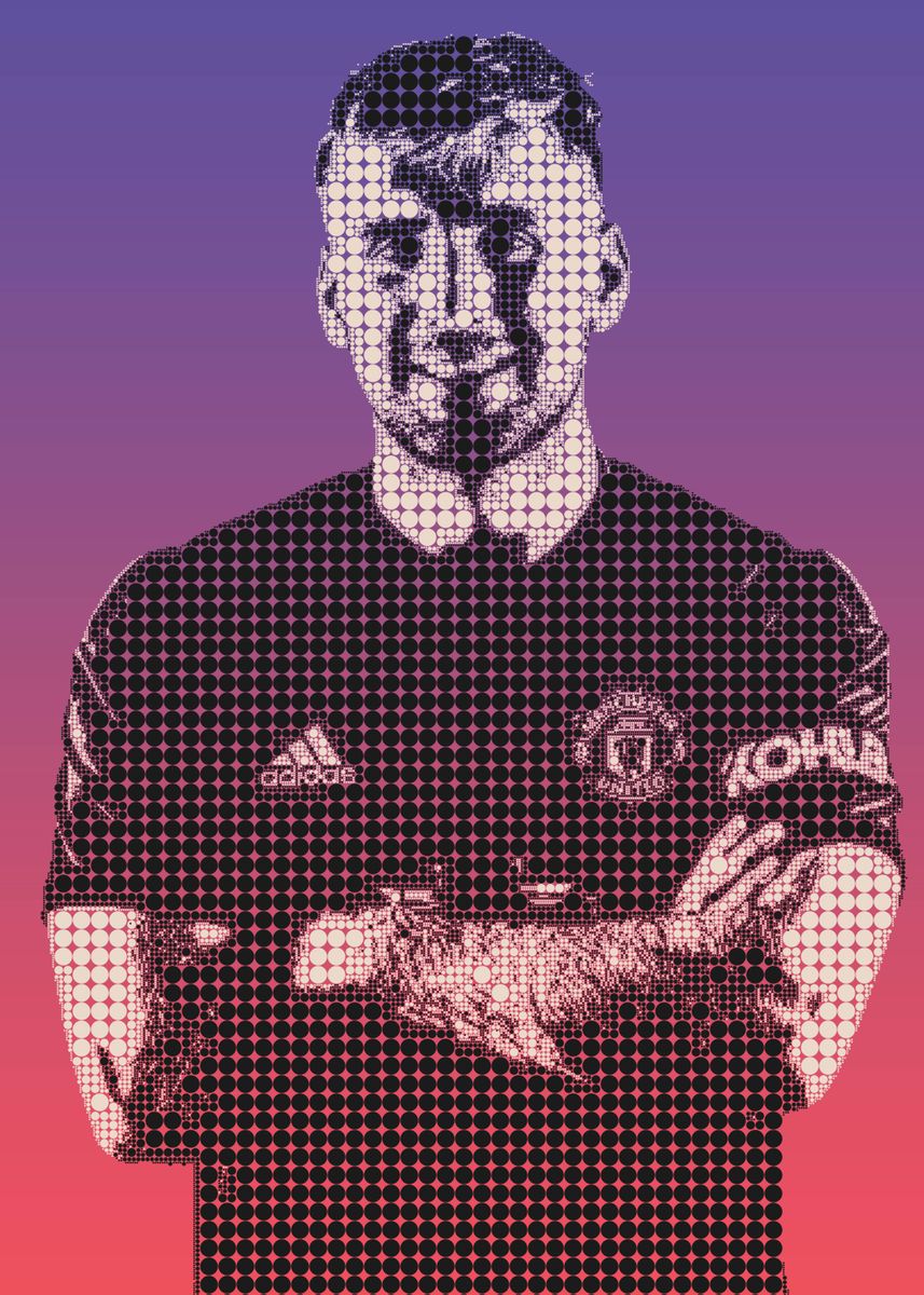 'Luke Shaw' Poster, picture, metal print, paint by Trending Collections ...