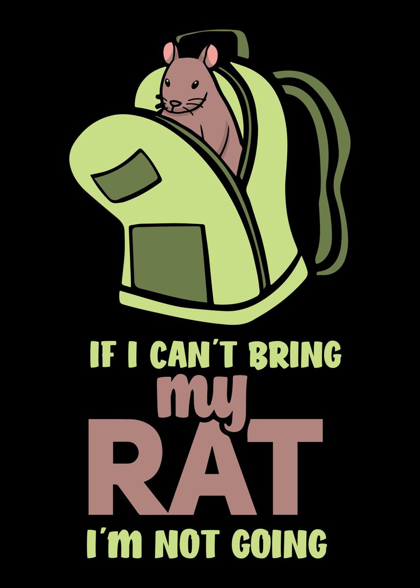'Rats Rat Lover Rodent' Poster, picture, metal print, paint by ...