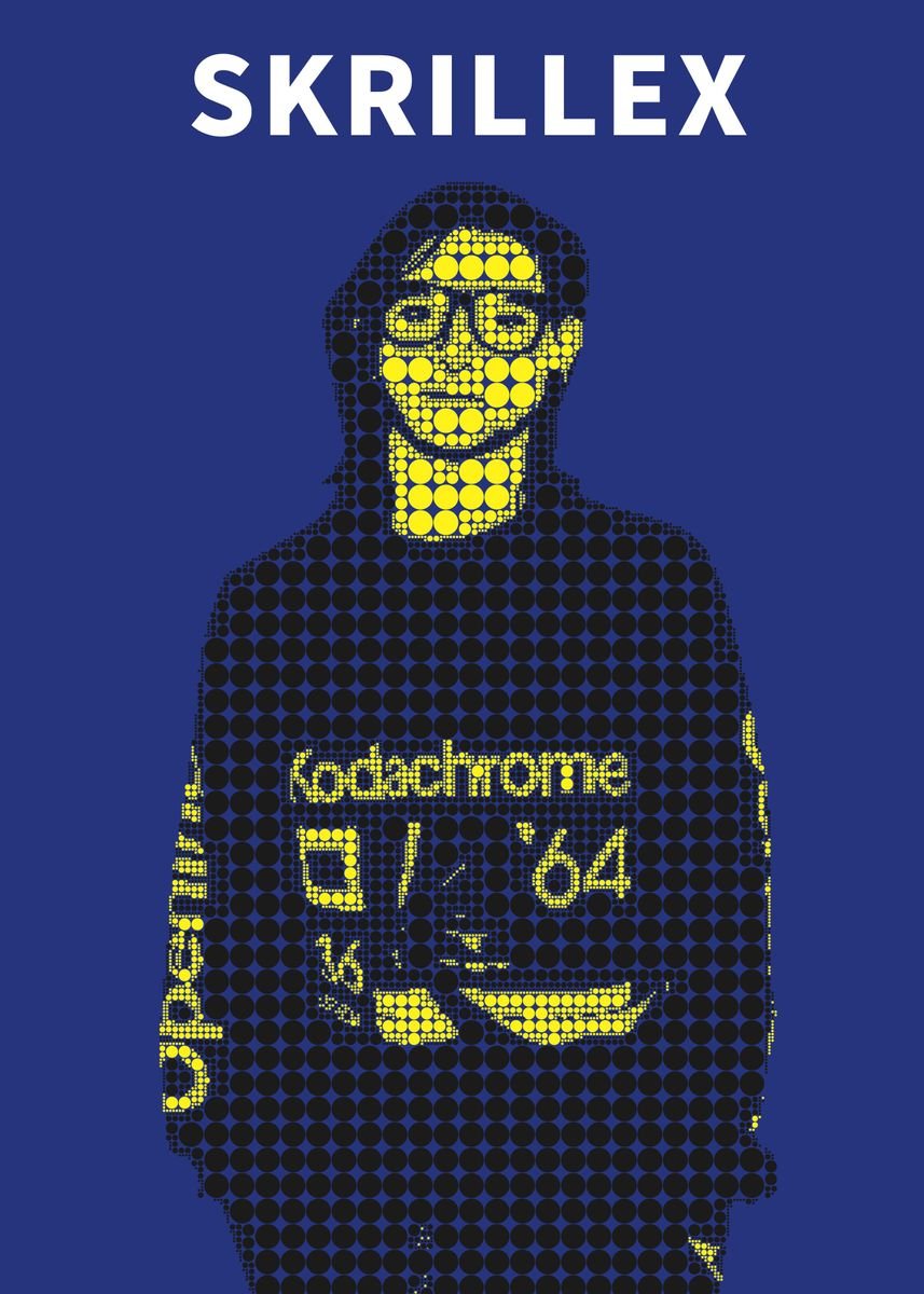 'skrillex' Poster, picture, metal print, paint by Bestselling Music ...