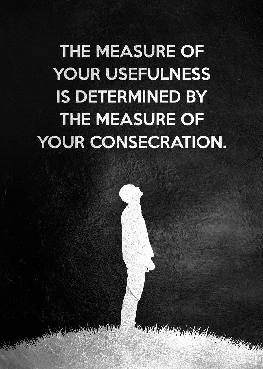 'Usefulness Consecration' Poster, picture, metal print, paint by ...