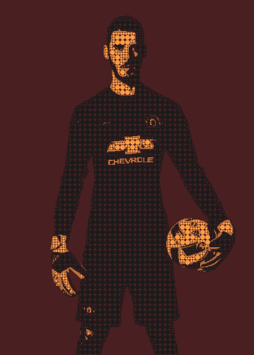 'David de Gea' Poster, picture, metal print, paint by Trending ...