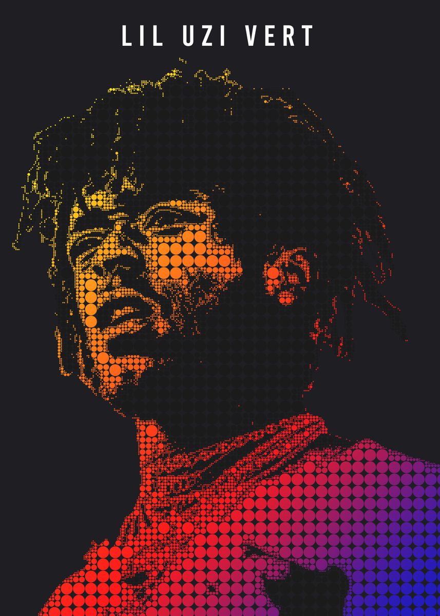 'lil uzi vert' Poster, picture, metal print, paint by Bestselling ...