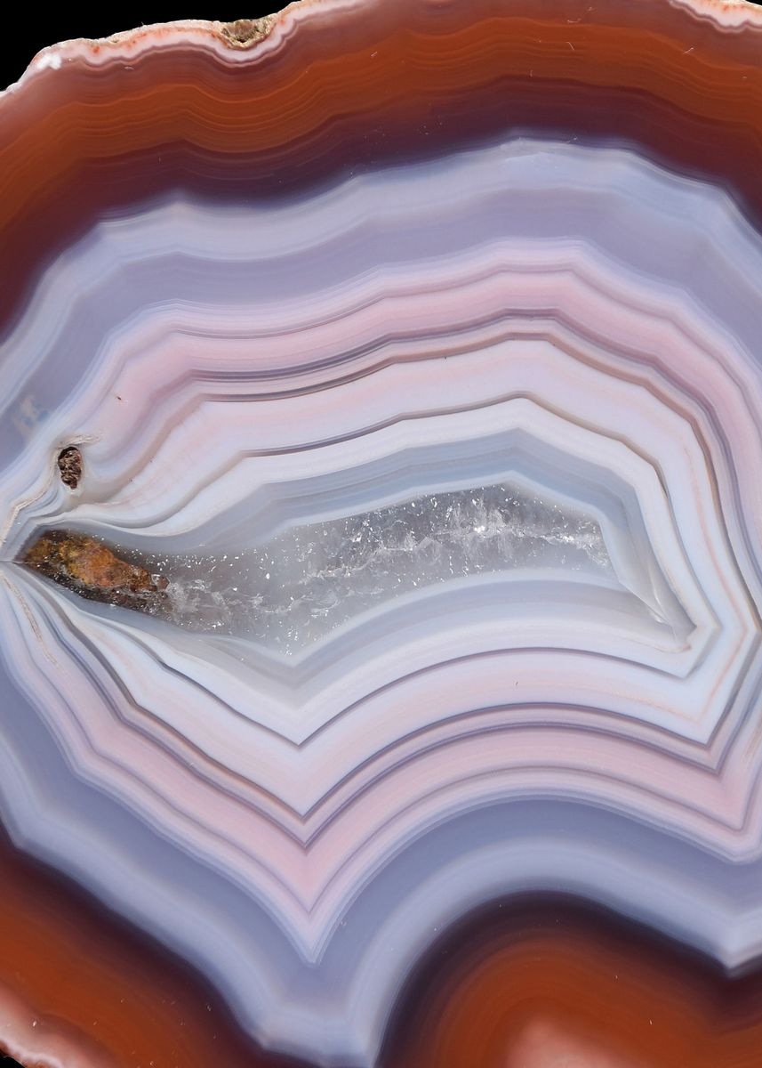 'Agate Slice Texture 04' Poster by Aloke Design | Displate