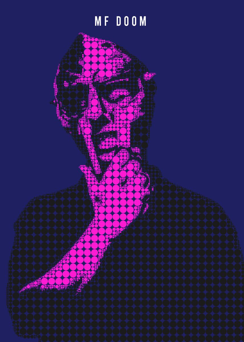 'mf doom' Poster, picture, metal print, paint by Bestselling cool ...