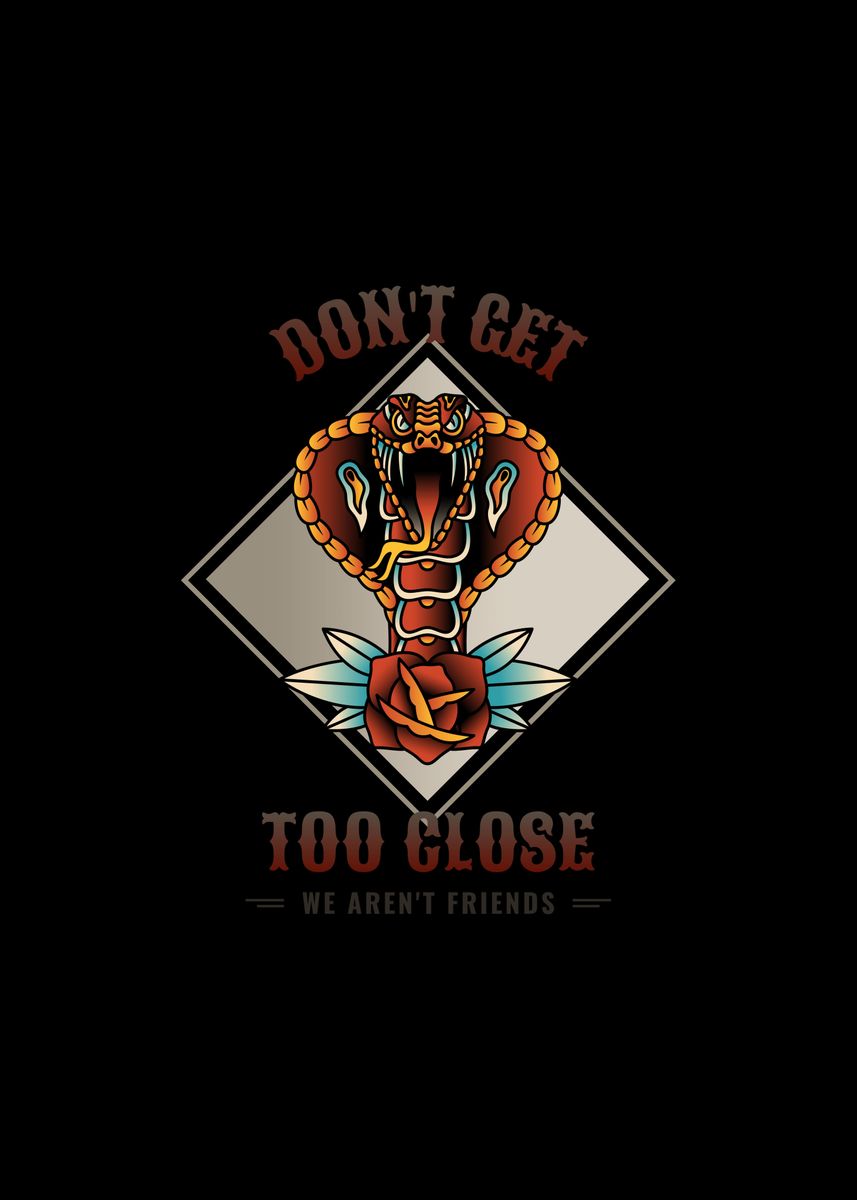 'Snake' Poster by thetshirtshop2020 | Displate