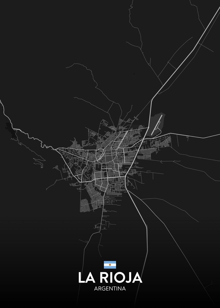 'La Rioja AR' Poster, picture, metal print, paint by IMR Designs | Displate