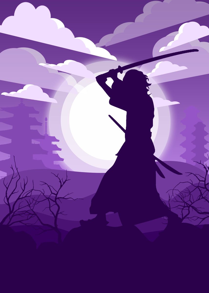 'Samurai Is Back' Poster by Theng Id | Displate