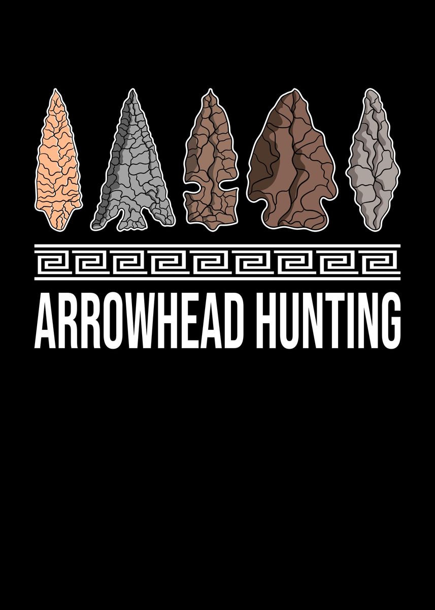 'Arrowhead Hunting' Poster, picture, metal print, paint by MzumO | Displate