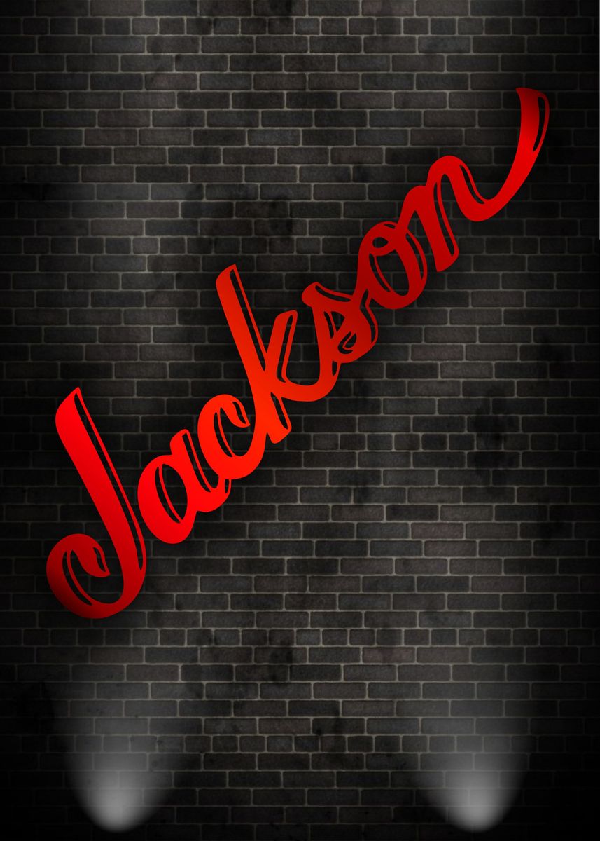 'Jackson ' Poster, picture, metal print, paint by Tony Müller | Displate