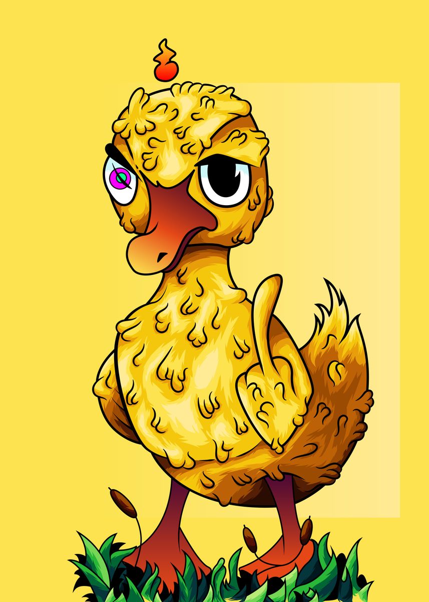 'Duckie' Poster by f0rest | Displate