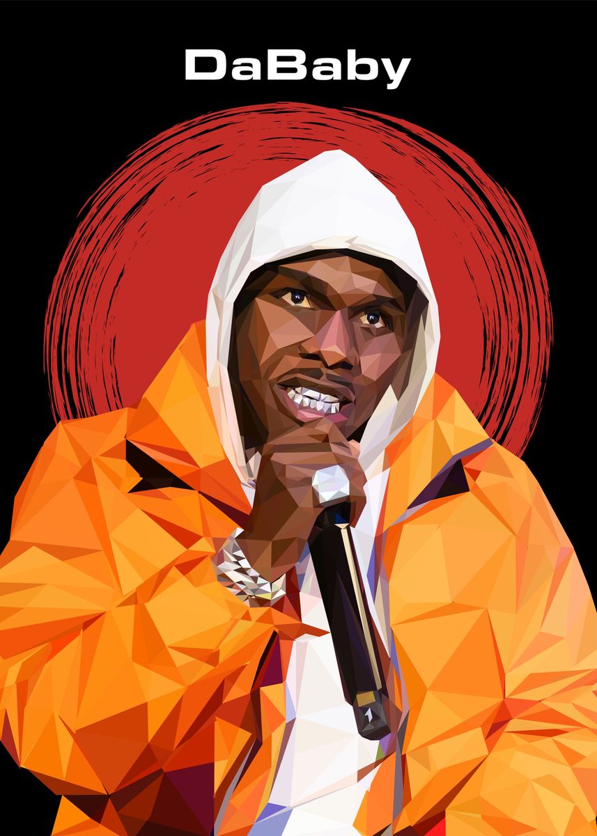 'Dababy rapper' Poster by Lowpoly Posters | Displate