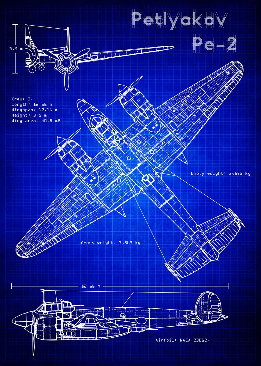 'Petlyakov Po 2' Poster, picture, metal print, paint by muhammadh ...
