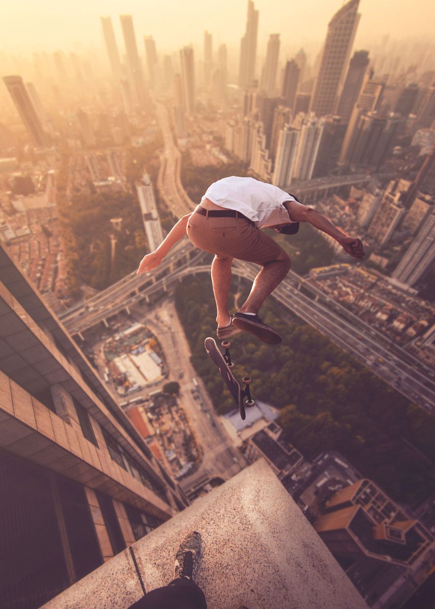 'BIG JUMP' Poster by Septianba | Displate