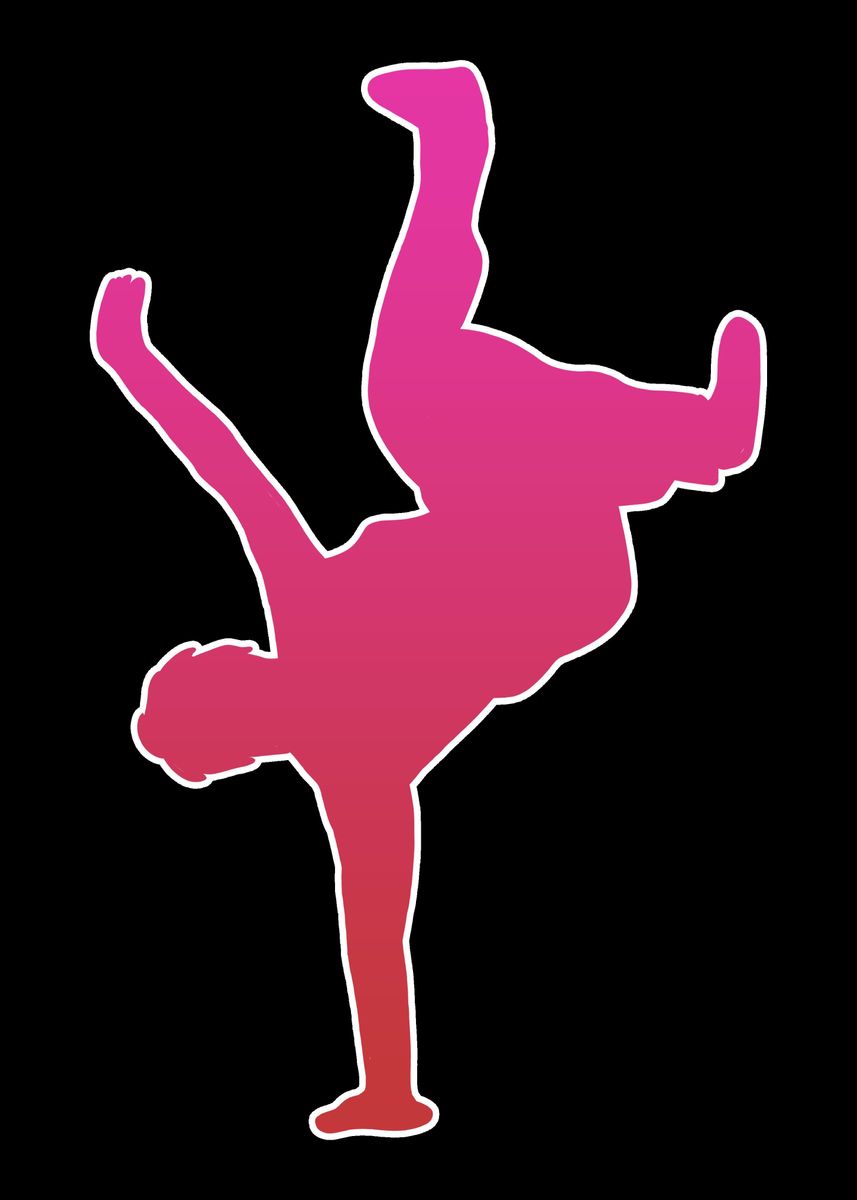 'Street Dancing Break Dance' Poster, picture, metal print, paint by ...
