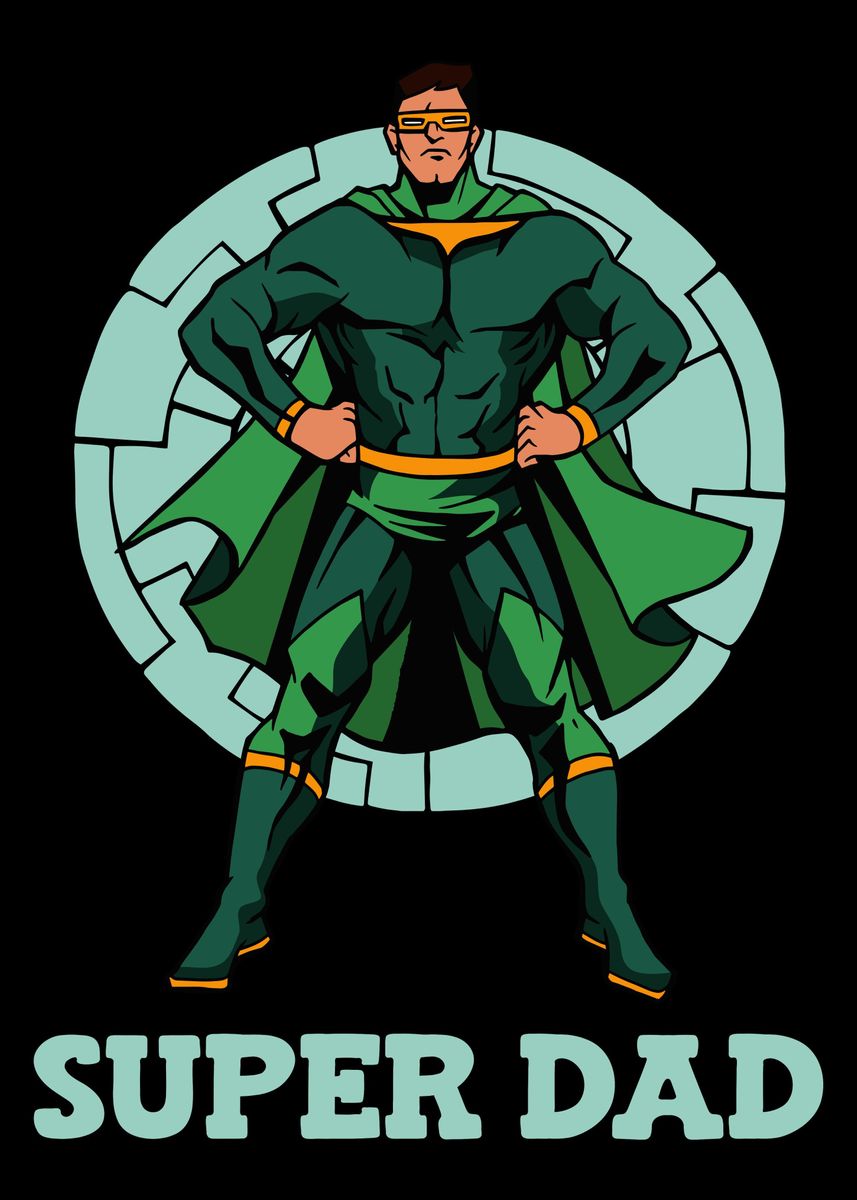 'Cool Father Daddy Dad' Poster by BobbyBubble | Displate