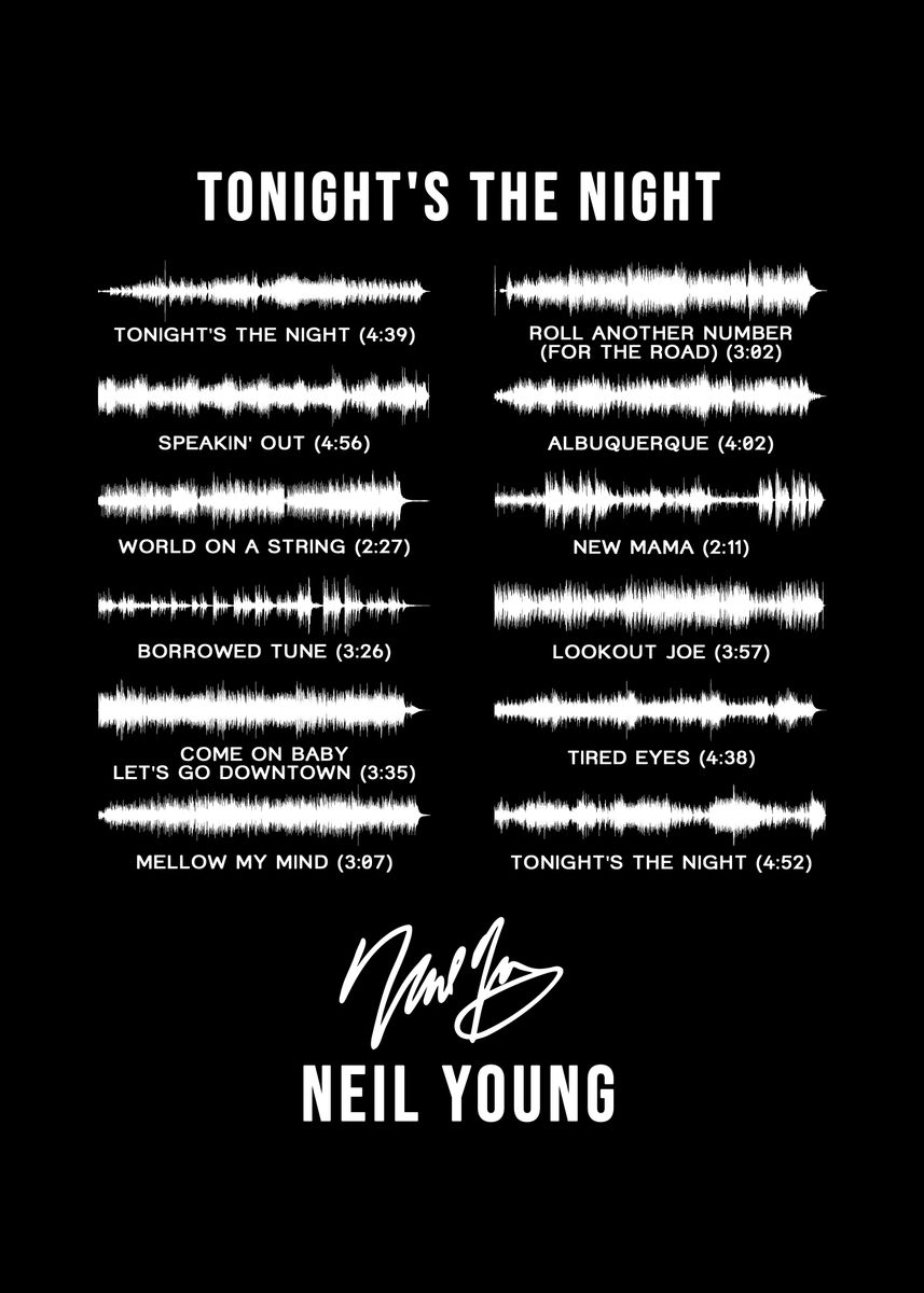 'Neil Young' Poster by Alva Donna | Displate