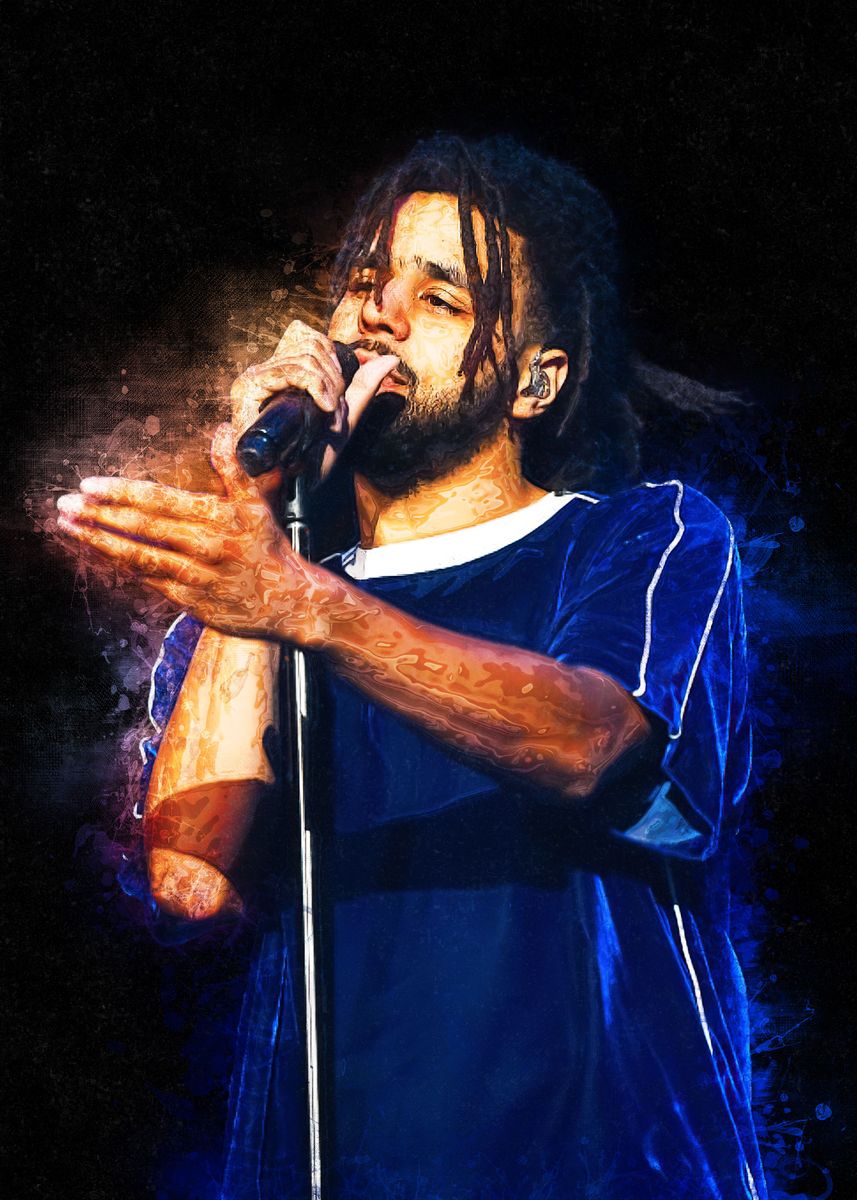 'J Cole' Poster by HANA STUDIO | Displate
