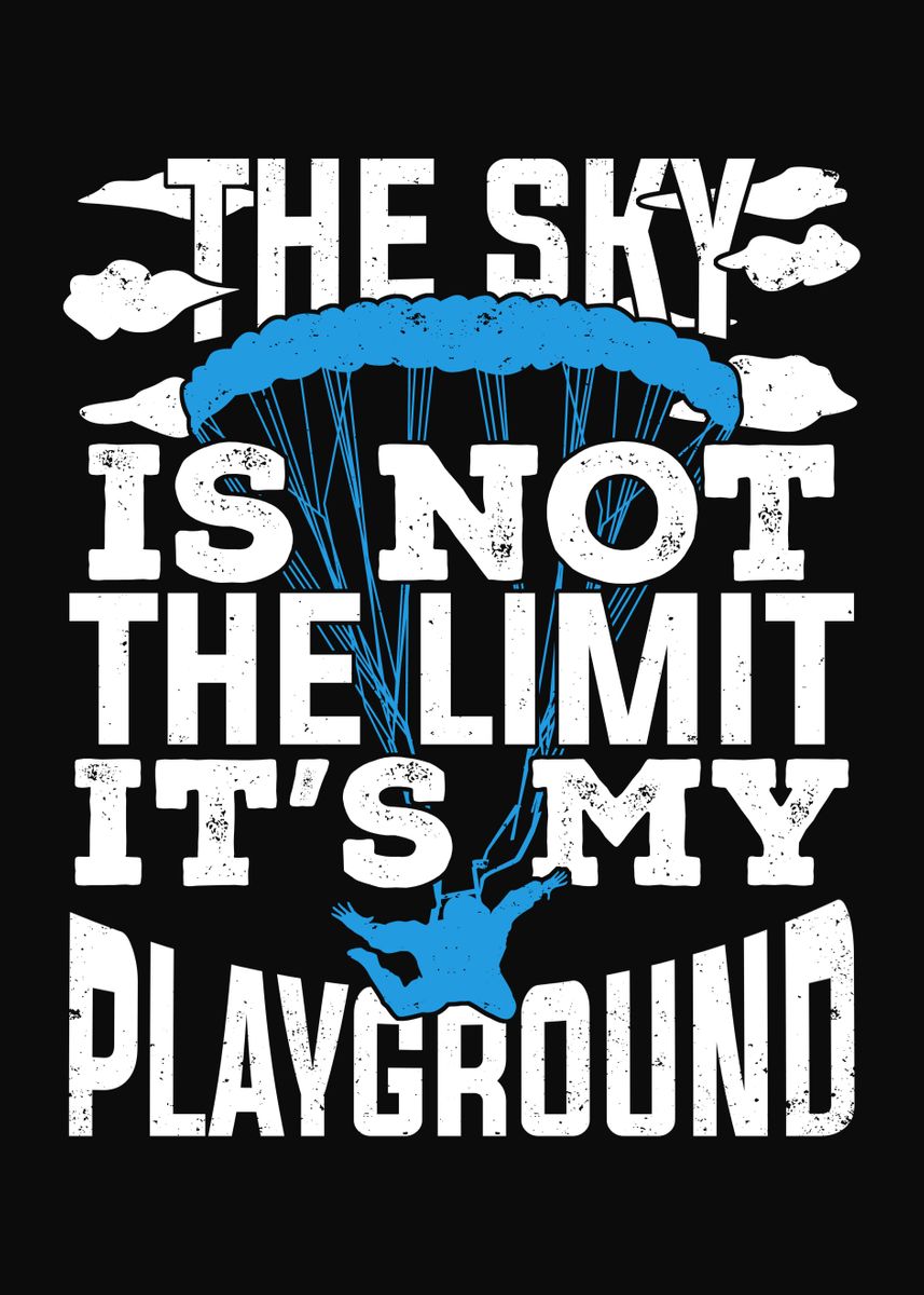 'Skydiving Design' Poster, picture, metal print, paint by Marcel Doll ...