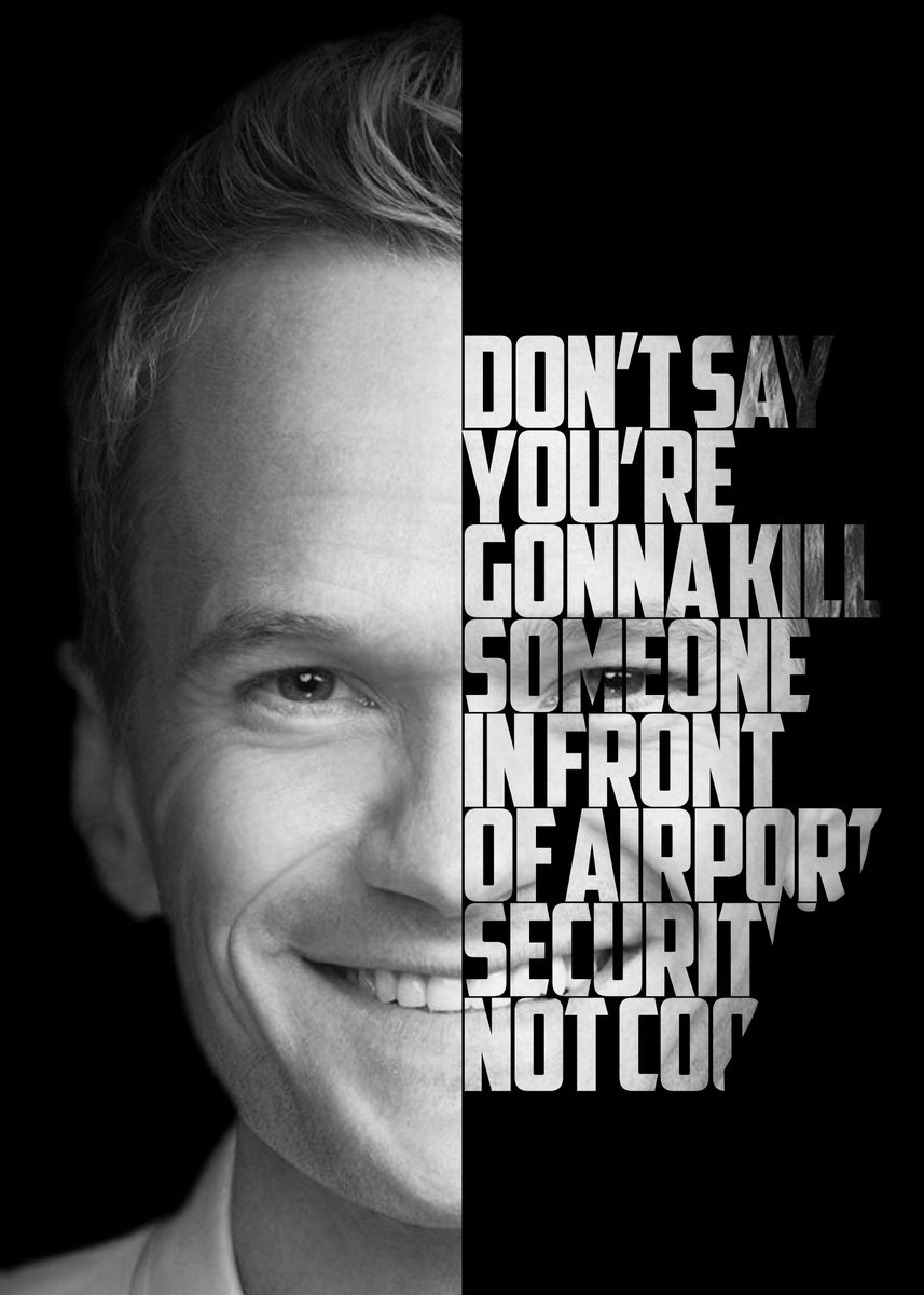 'Barney Stinson' Poster by Burhandowski | Displate