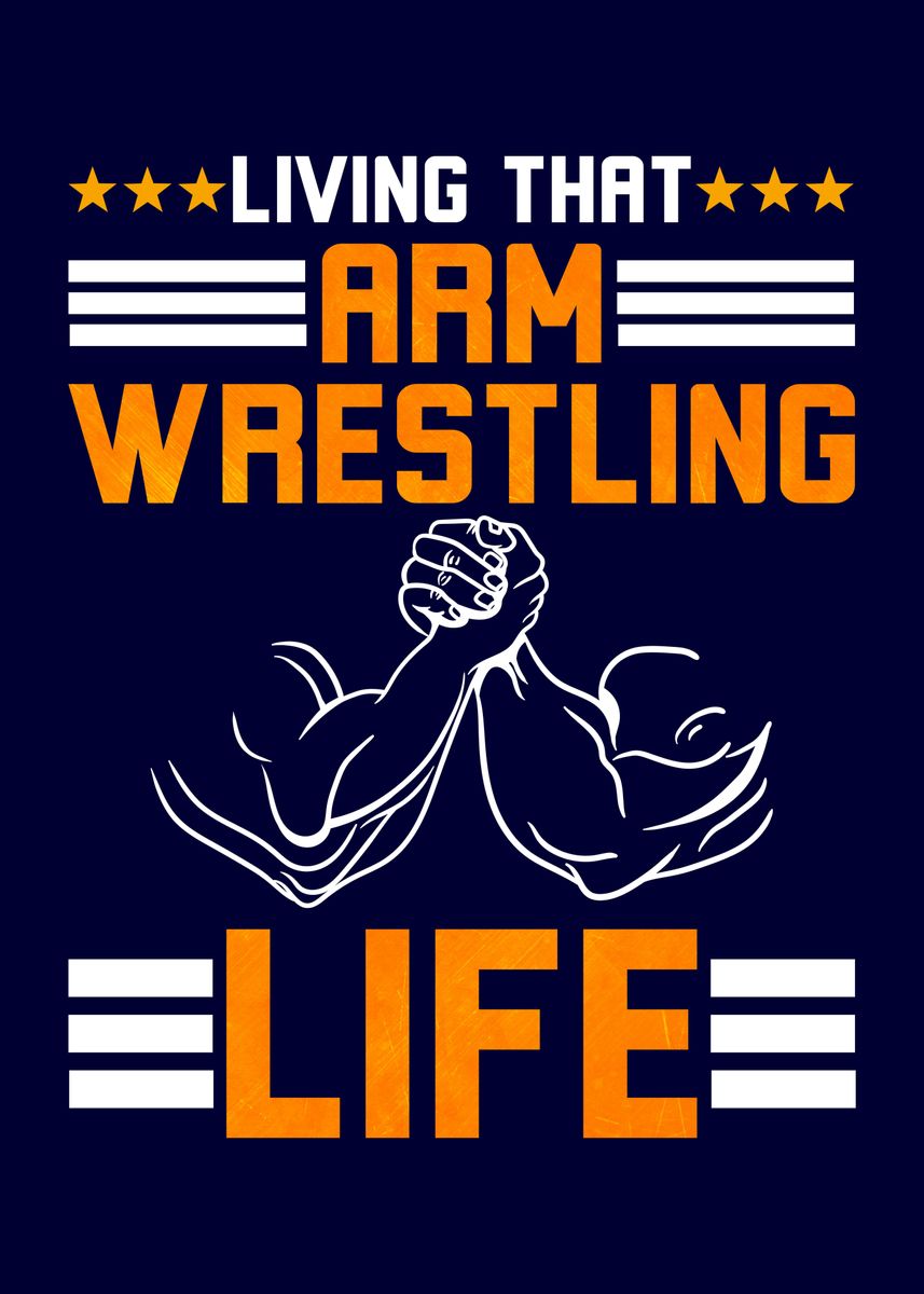 'Armwrestling Arm Wrestling' Poster, picture, metal print, paint by ...