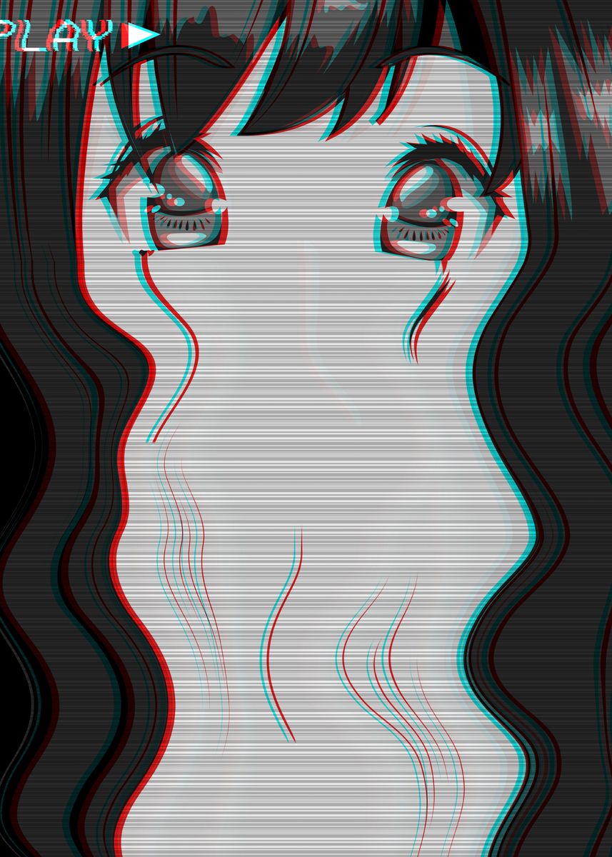 'Aesthetic Vaporwave Anime' Poster by AestheticAlex | Displate